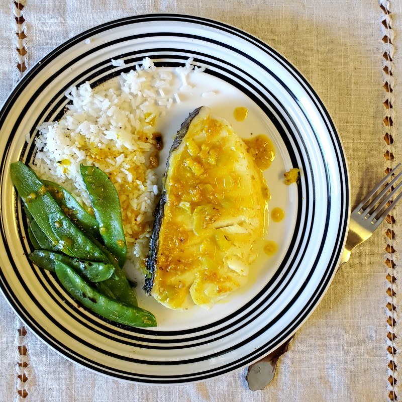 Orange peel fish – Lone Star on a Lark